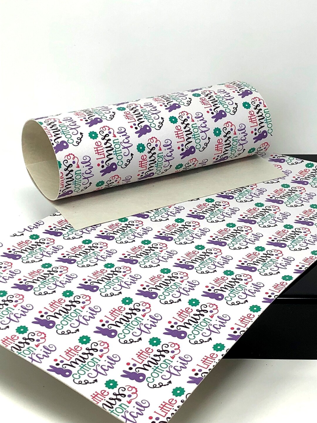 Little Miss Cotton Tail Sheet Faux Leather Sheets for Bows - Etsy