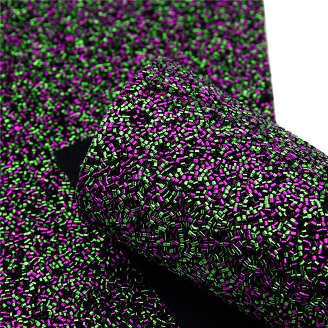 Purple and Green Tinsel Sheet - Etsy