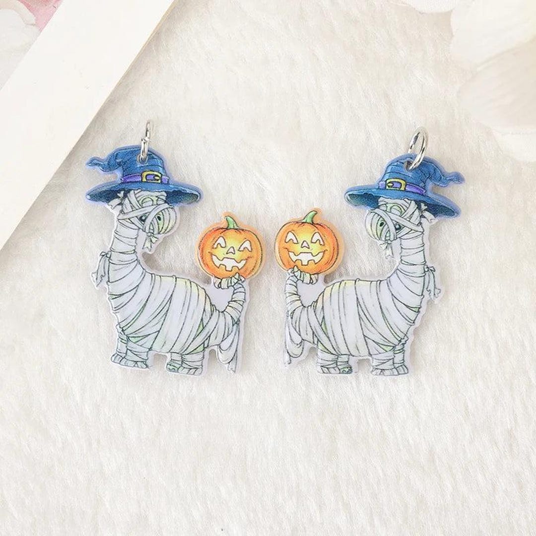 Dino Mummy Acrylic Charm - Etsy