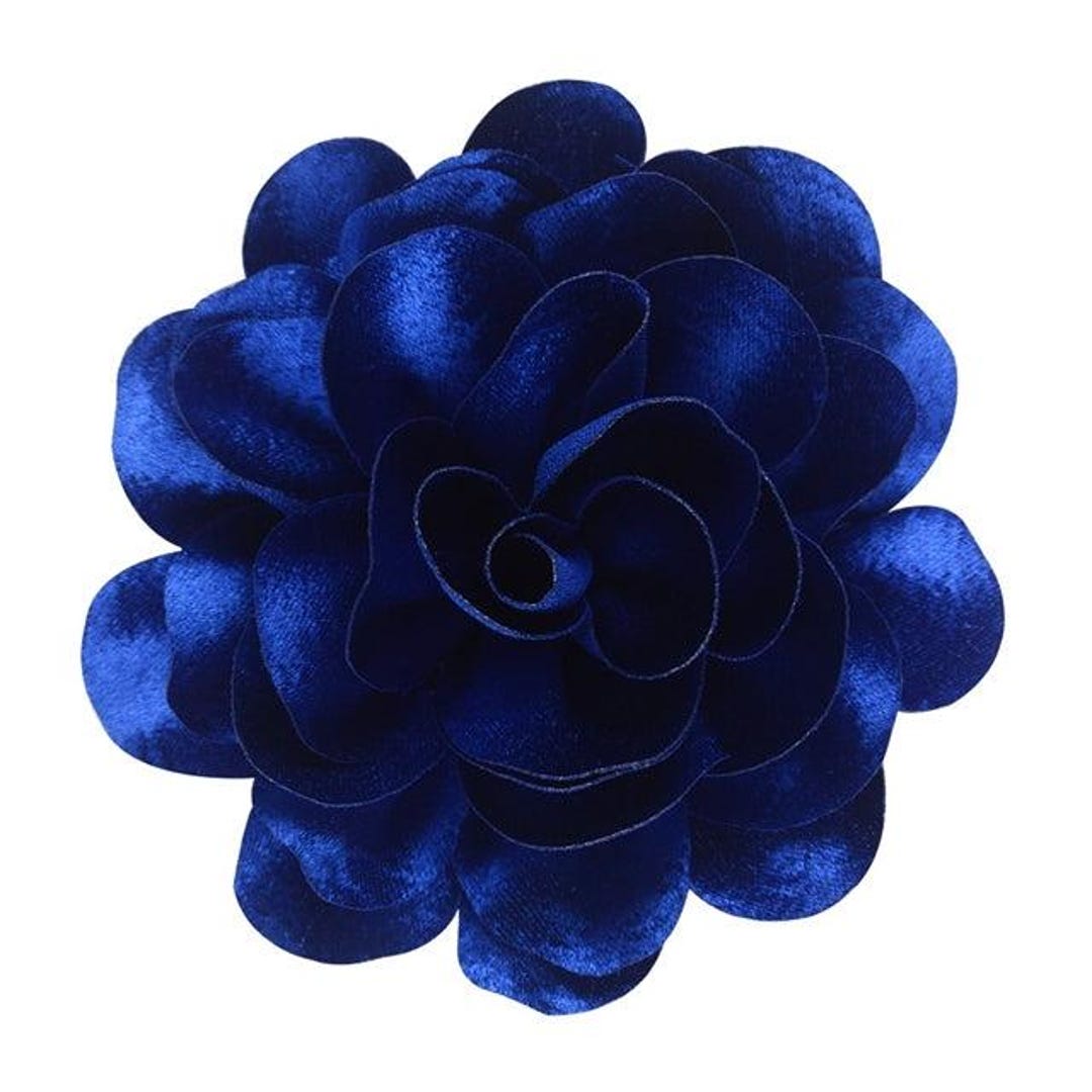 4" Velvet Flower - Etsy