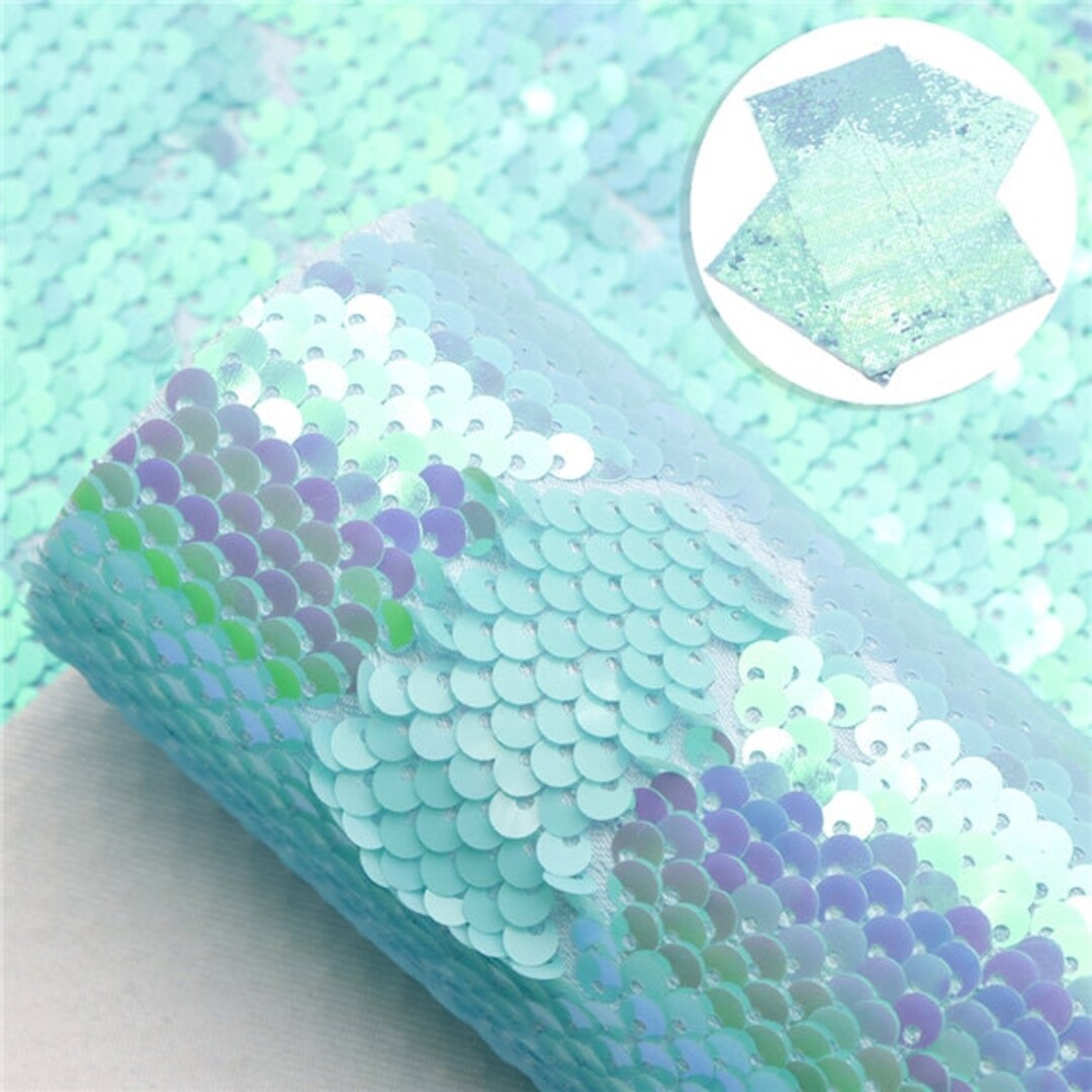 Blue Mermaid Sequin Sheet - Etsy