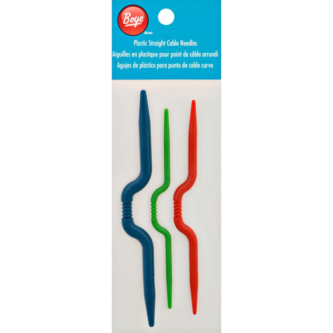 Boye Plastic Straight Cable Needles - Etsy