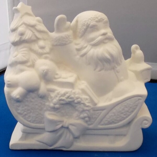 Ceramic Bisque Santa - Etsy
