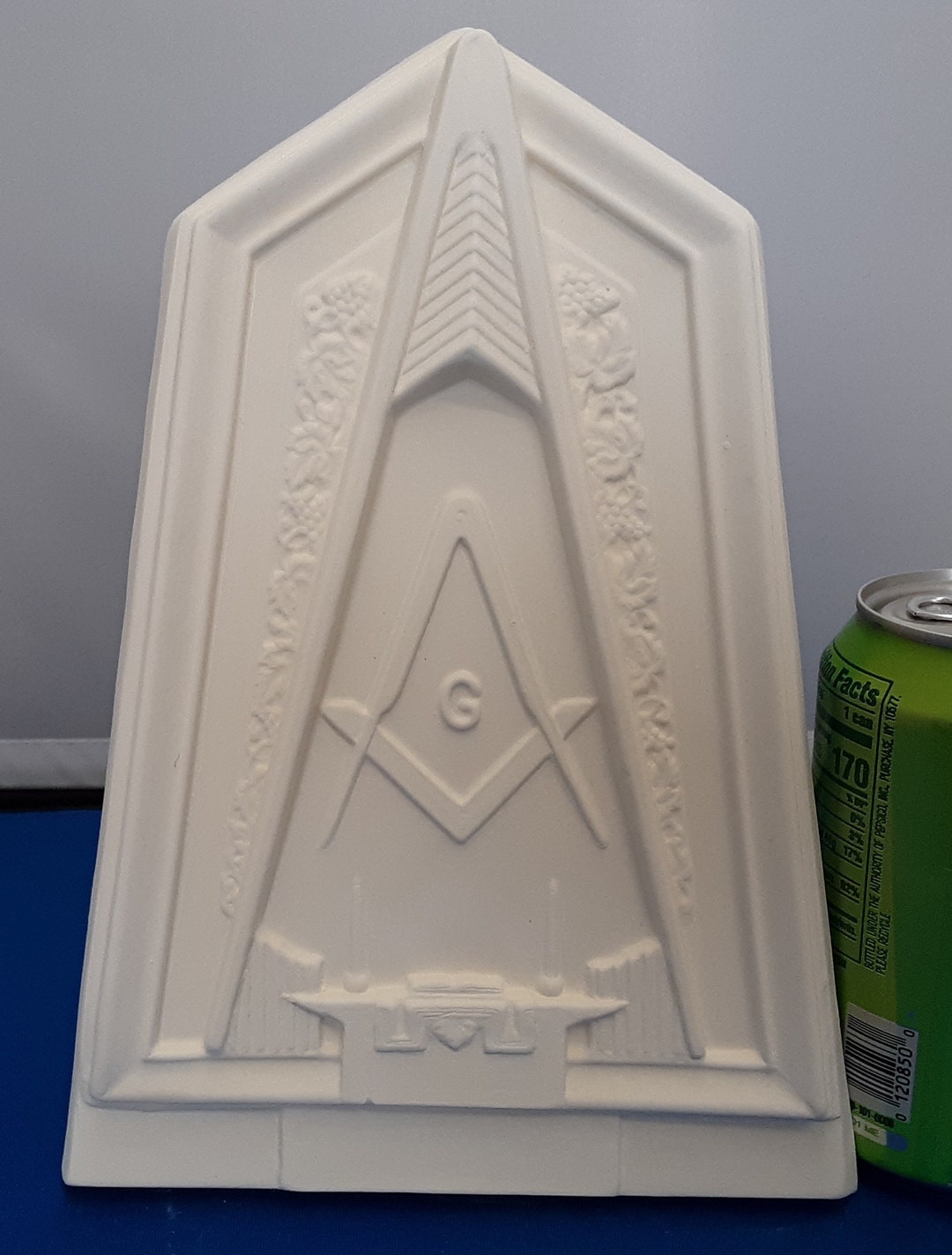 Ceramic Bisque Free Masons Plaque 1 ready to Paint - Etsy