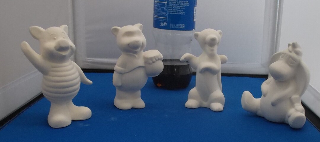 Winnie the Pooh Tigger Eeyore Piglet Ceramic Bisque ready - Etsy