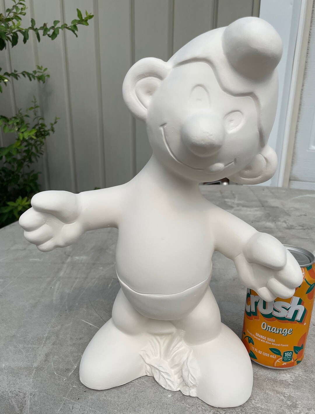 13 Inch Ceramic Bisque Smurf (ready to Paint) - Etsy