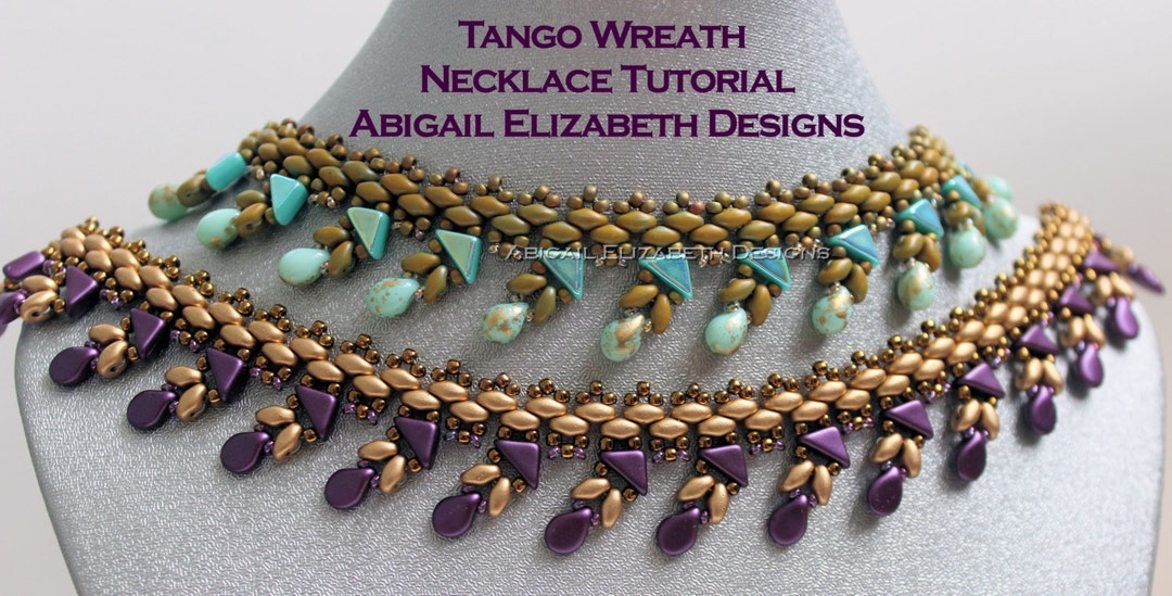 Tango Wreath Necklace Tutorial-personal Use - Etsy