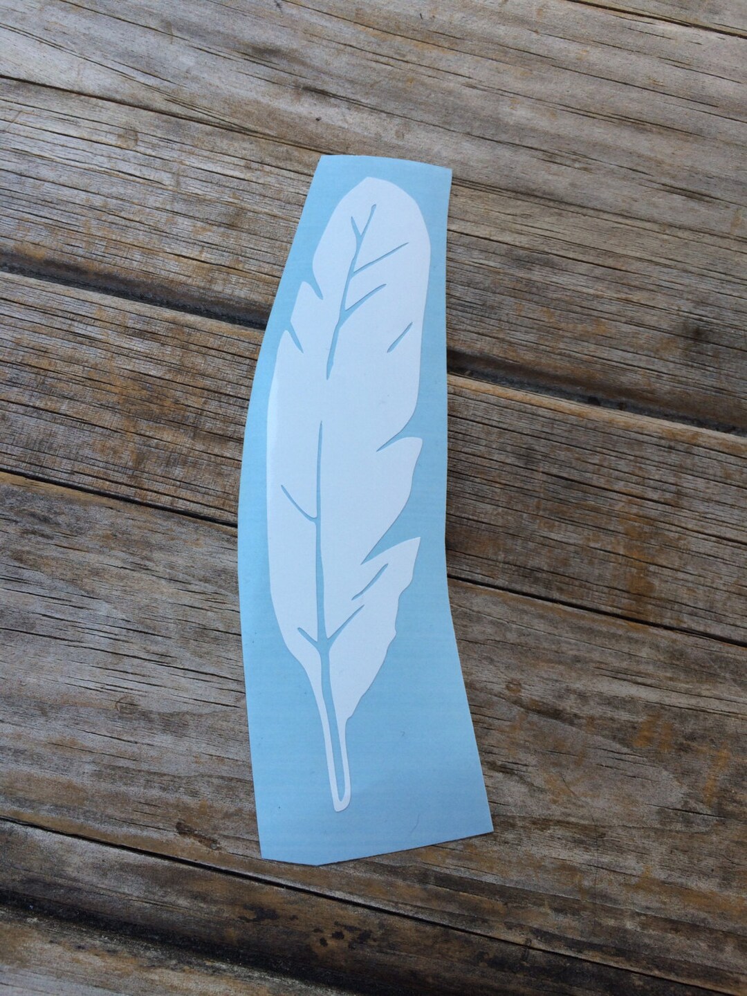 Feather Vinyl Decal, Vinyl Stickers, Laptop Decal, Feather Car Sticker ...