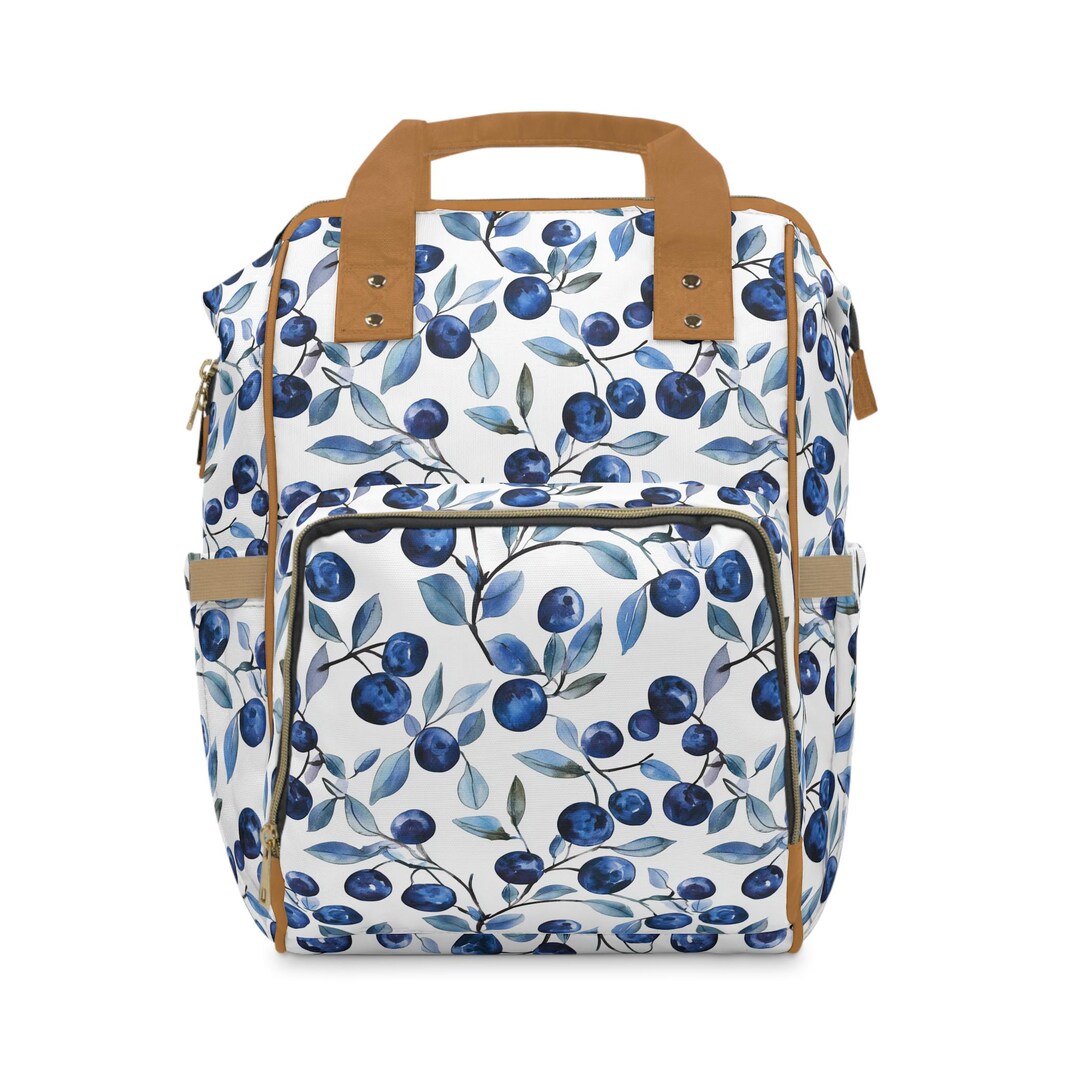Blueberries Multifunctional Diaper Backpack - Etsy