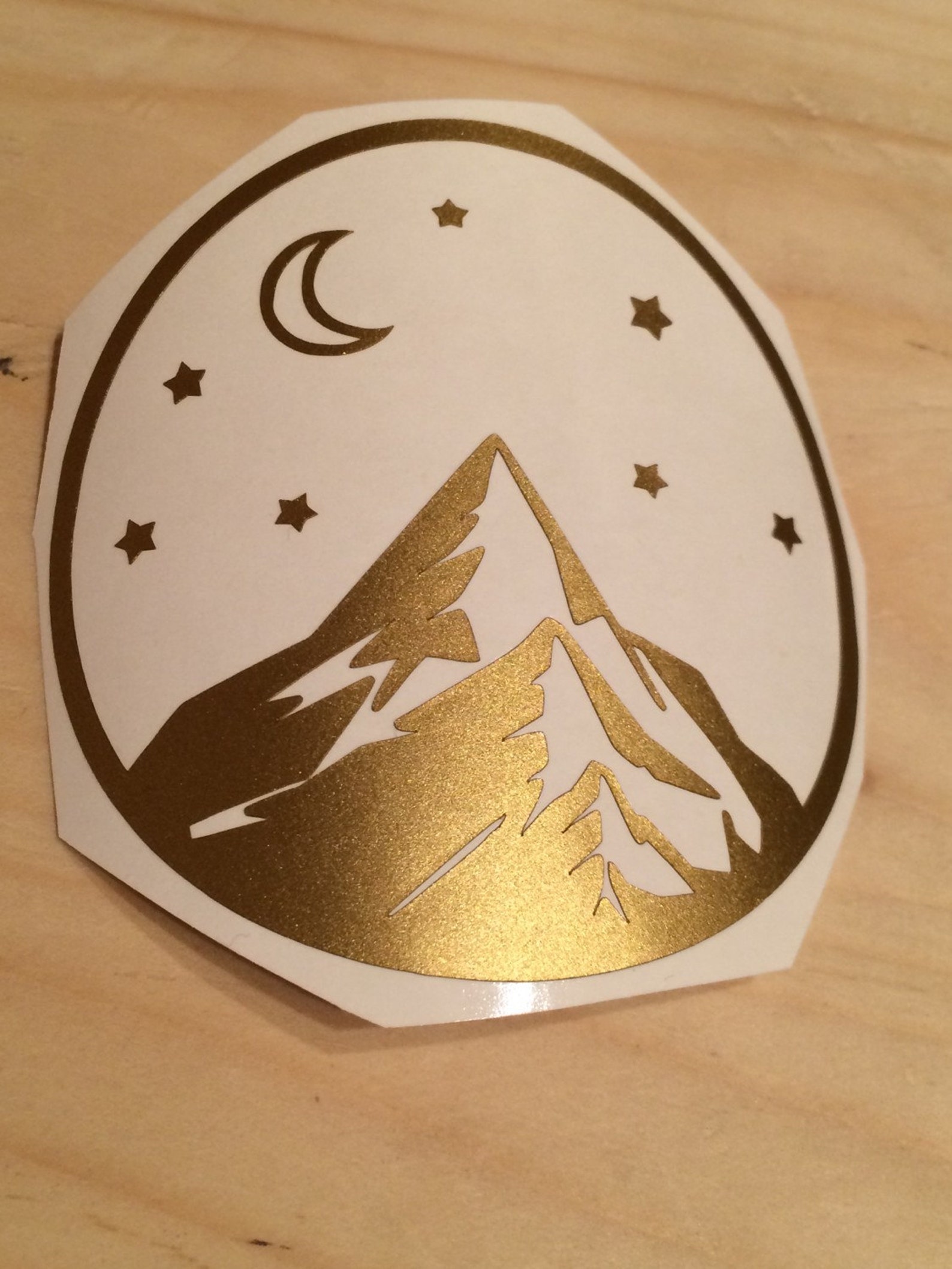 Mountain Vinyl Decal Vinyl Stickers Laptop Decal Car - Etsy