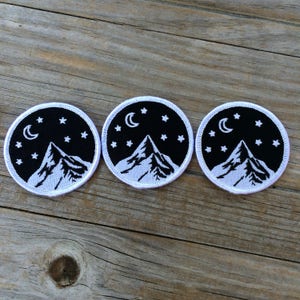Mountain Patch, Embroidered Patch, Mountains, Nature Patch, Applique ...