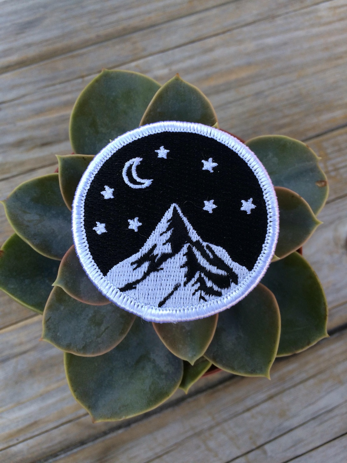 Mountain Patch Embroidered Patch Mountains Nature Patch - Etsy