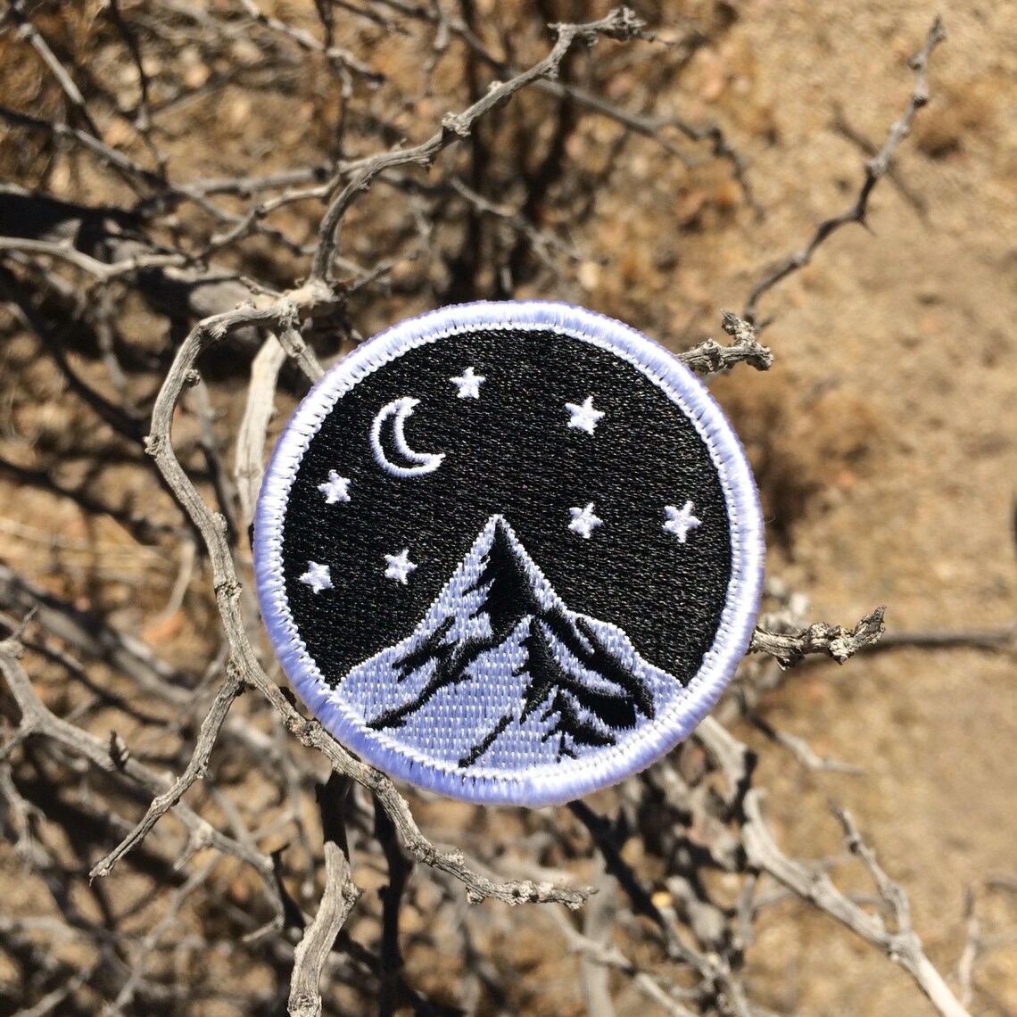 Mountain Patch Embroidered Patch Mountains Nature Patch - Etsy