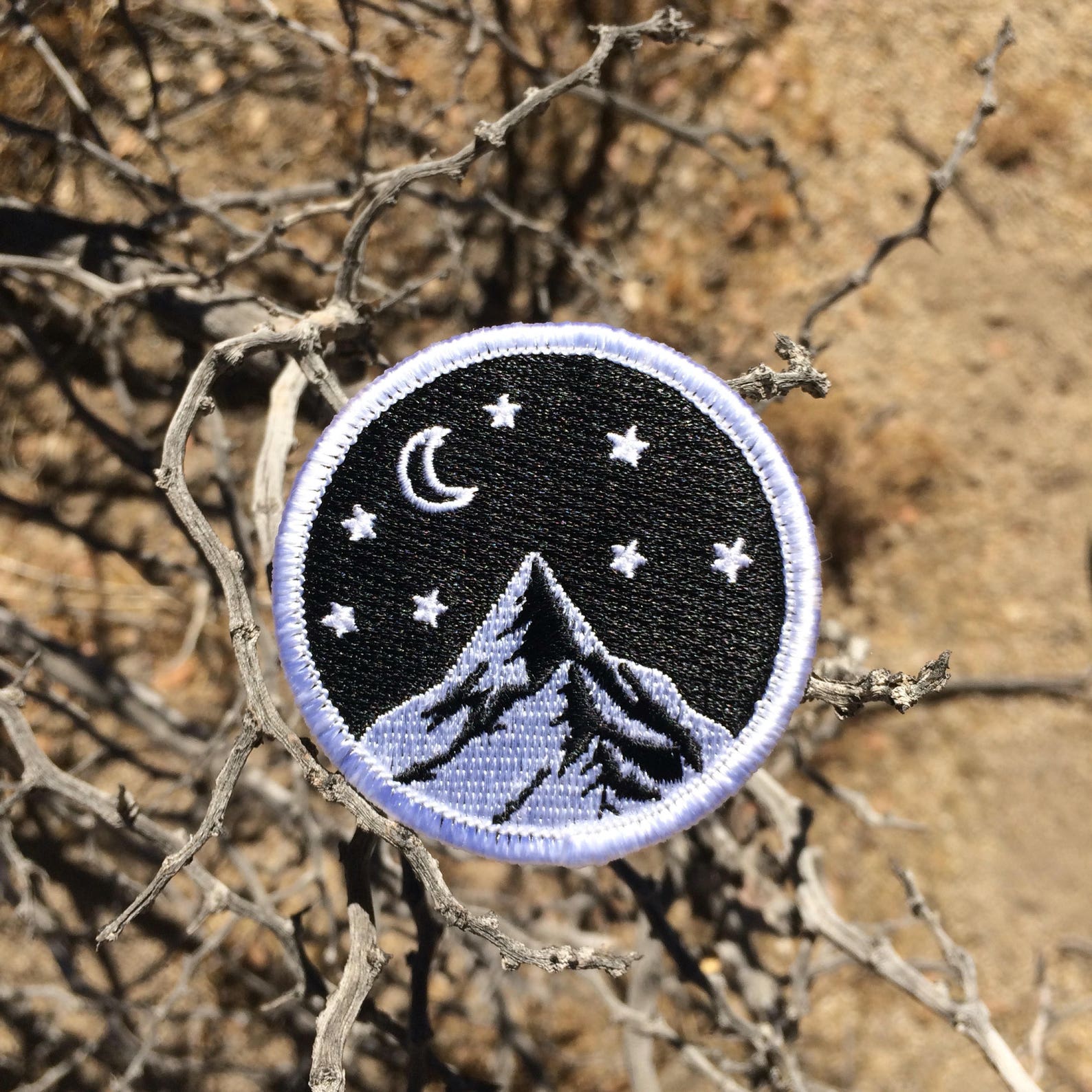 Mountain Patch Embroidered Patch Mountains Nature Patch - Etsy