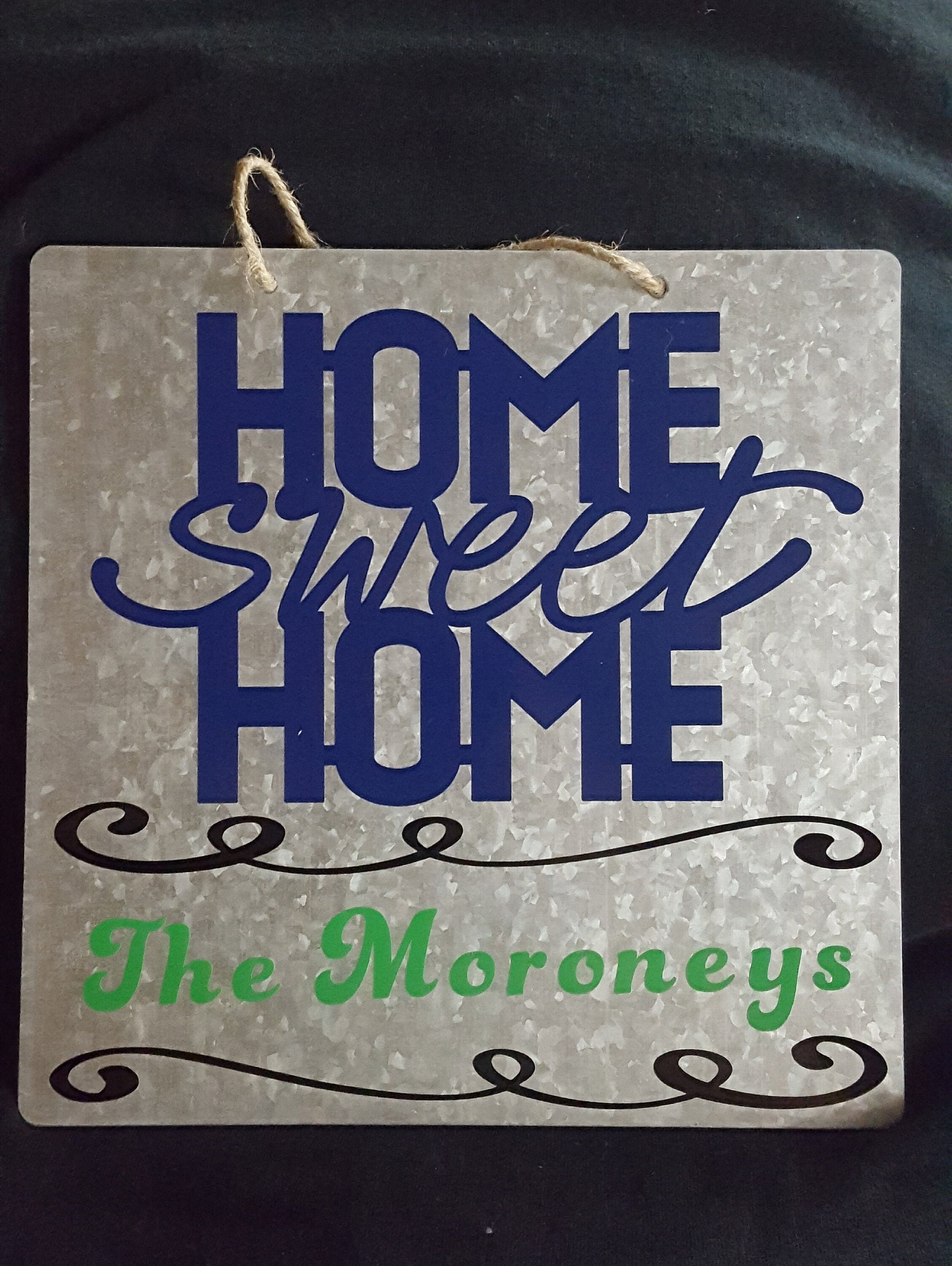 Personalized Galvanized Metal Sign - Etsy