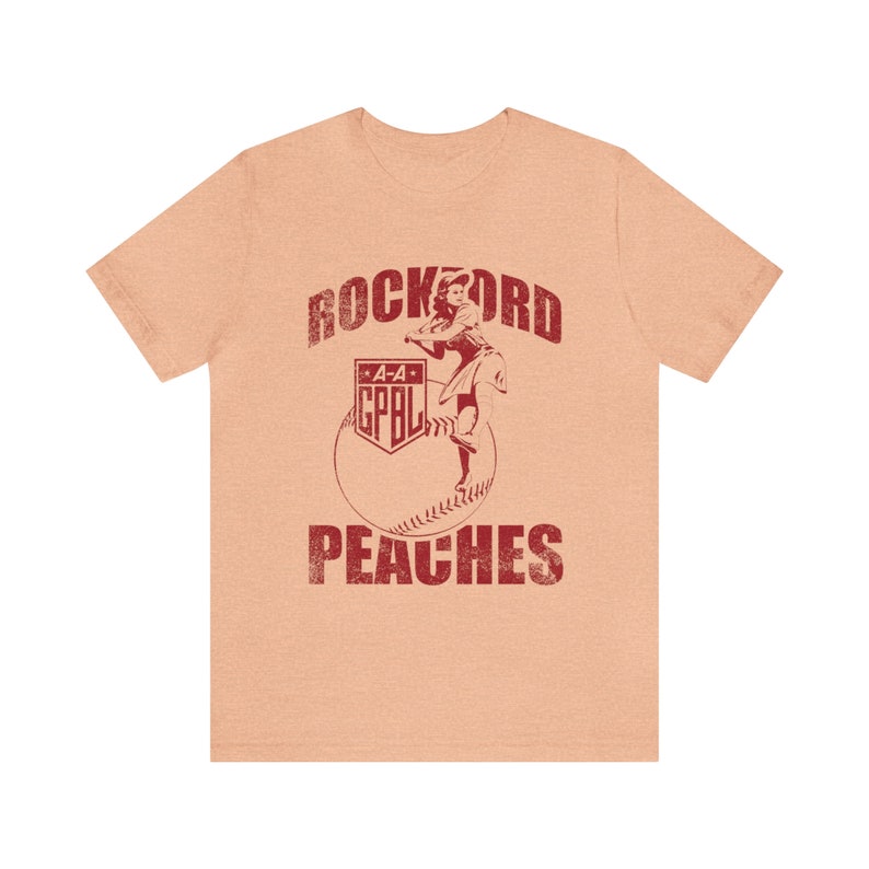 A League of Their Own Rockford Peaches Baseball Tee Unisex Bella Canvas ...