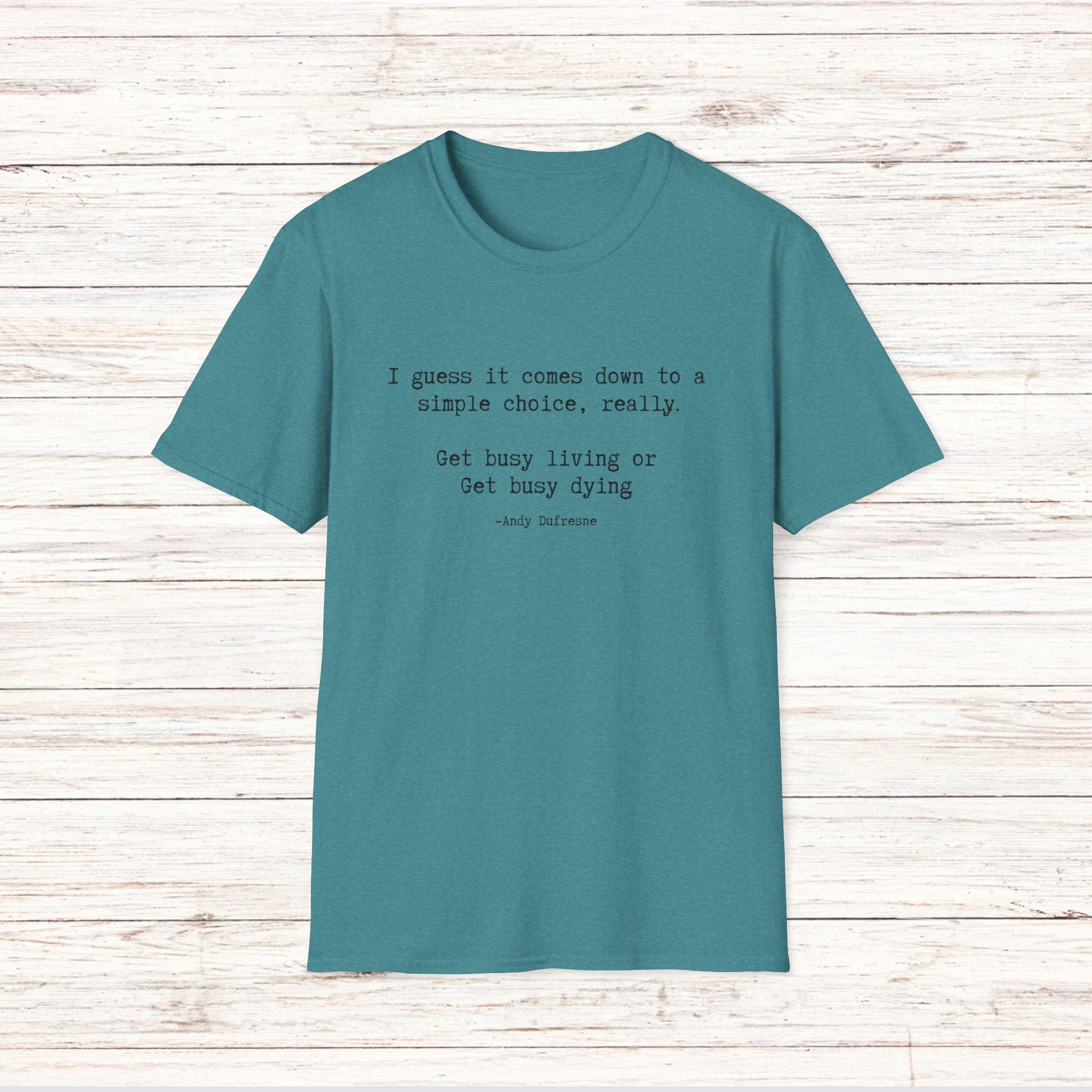Shawshank Redemption Shirt Andy Quote - Etsy