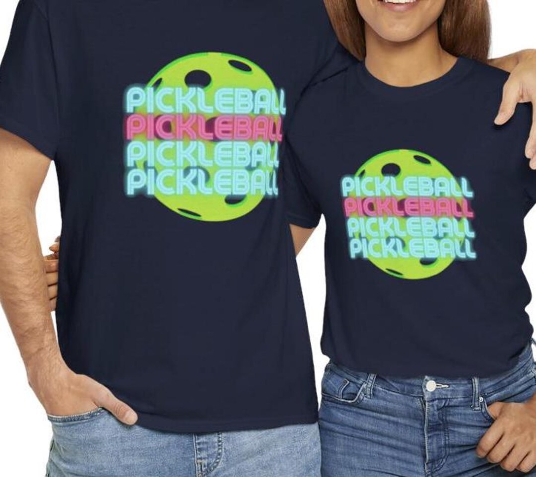 Pickleball Neon Sign Pickle Ball Shirt Glow - Etsy
