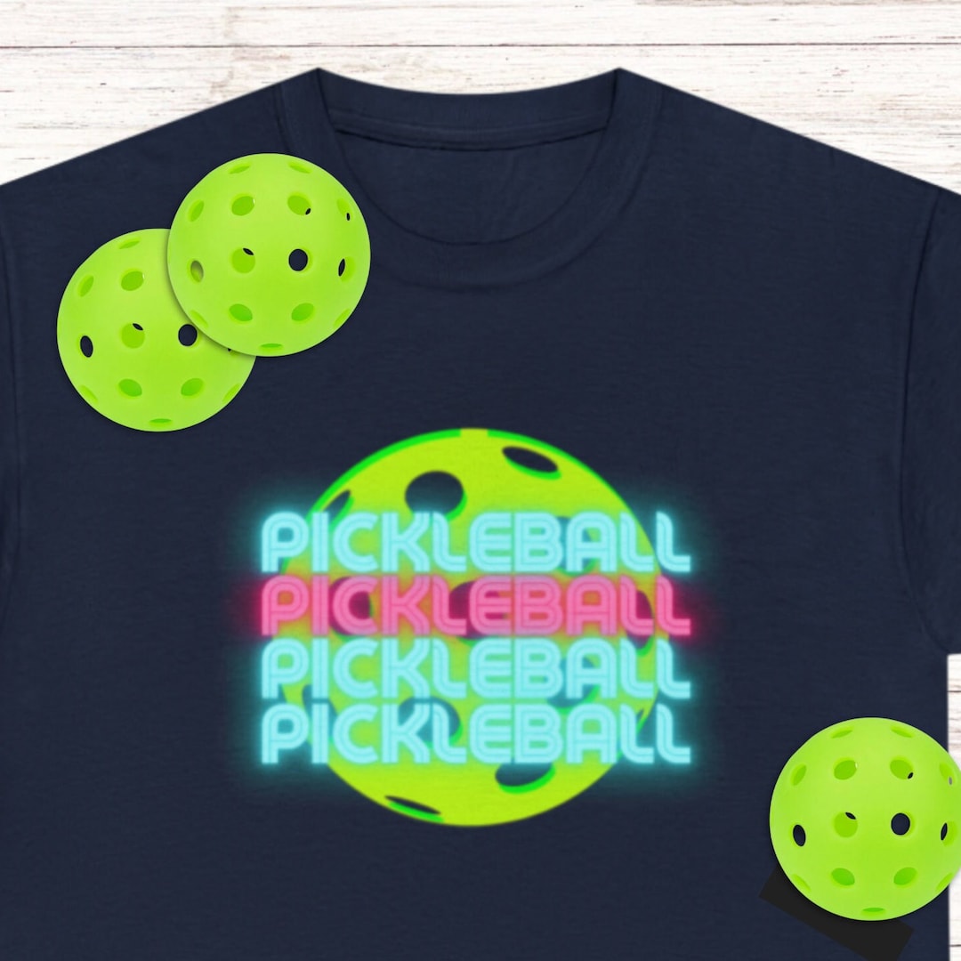 Pickleball Neon Sign Pickle Ball Shirt Glow - Etsy