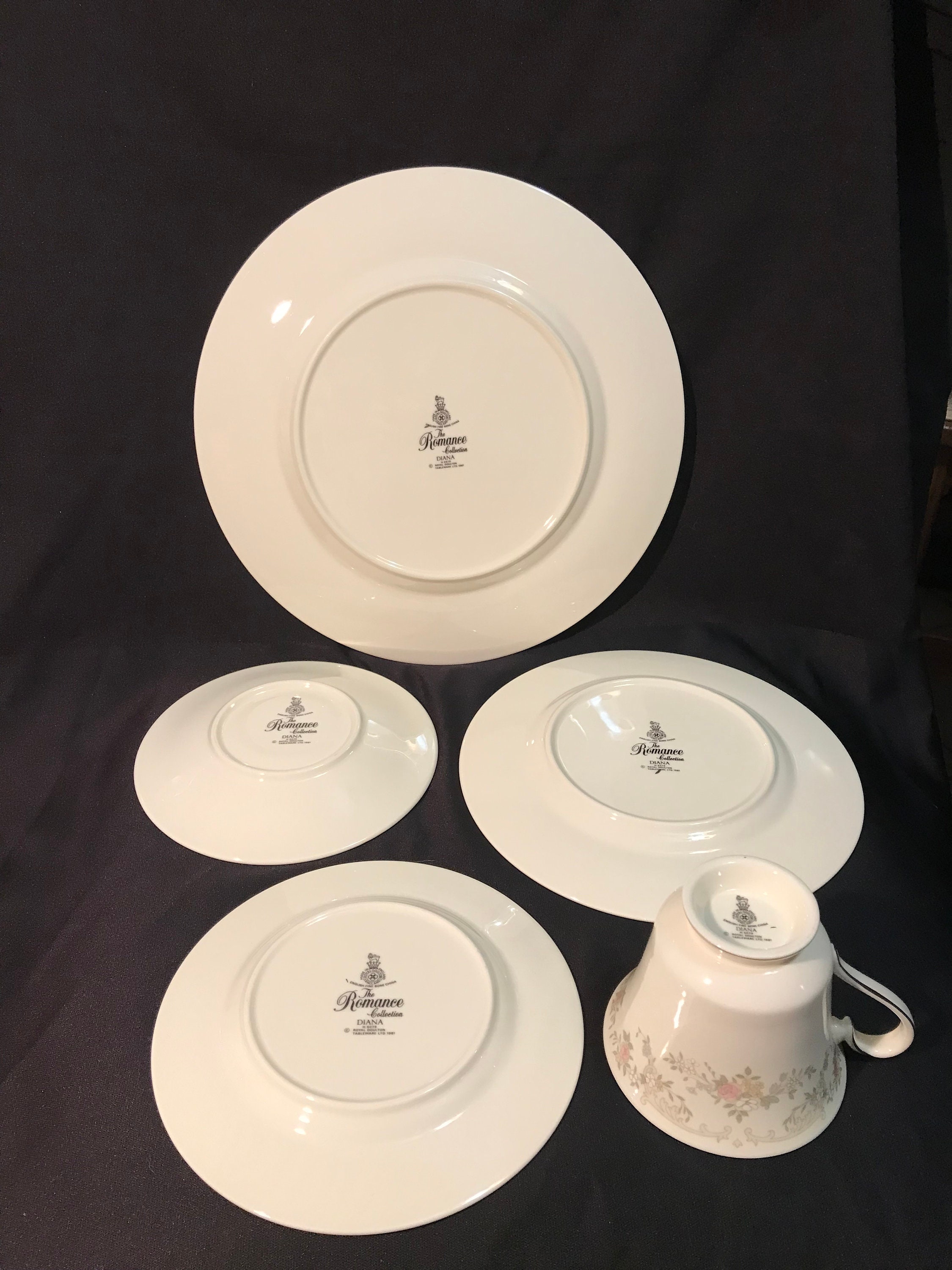 Royal Doulton Diana 5 Piece Setting - Etsy