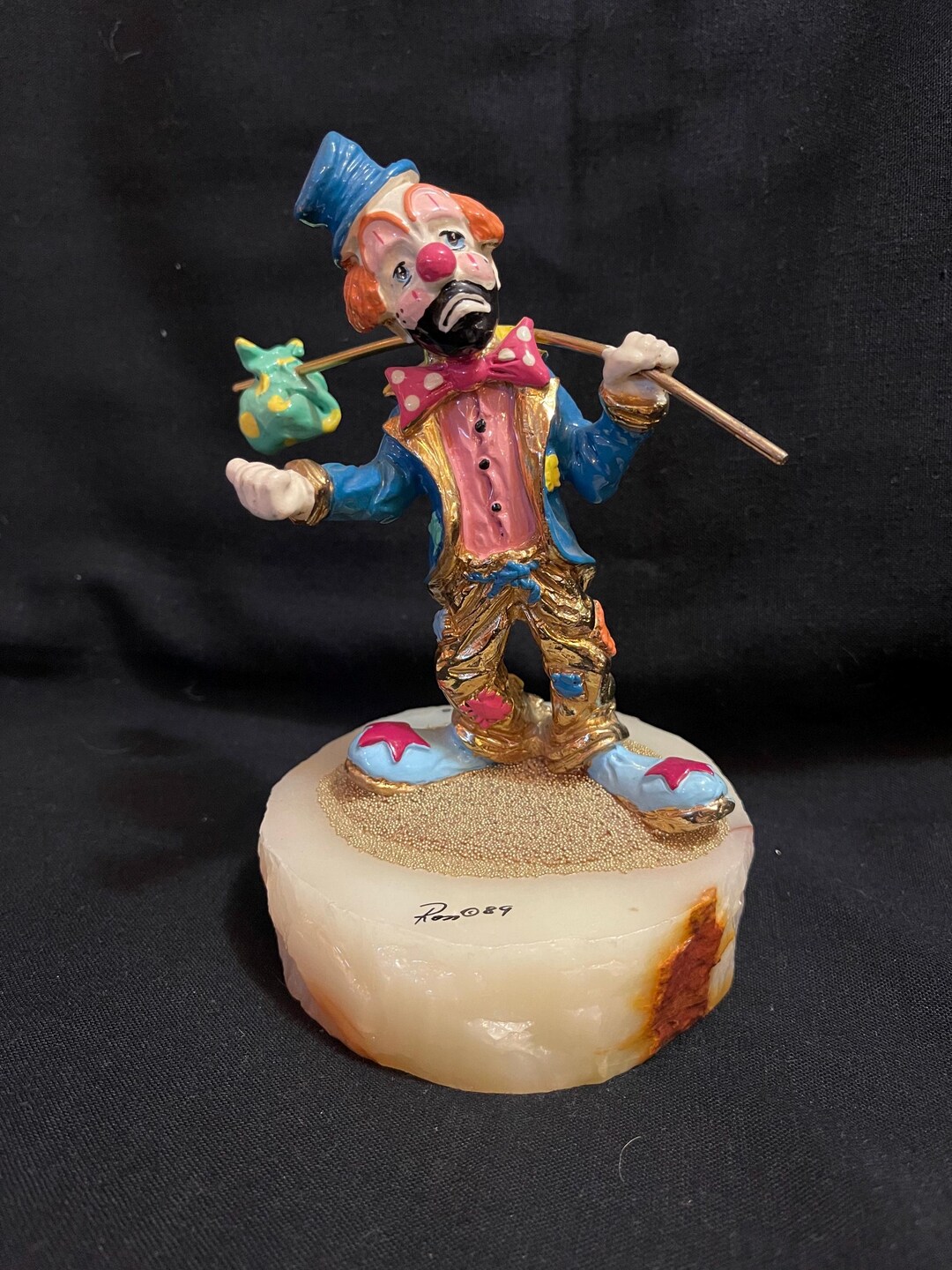 Ron Lee Metal Clown Figure “going My Way “ Signed and Numbered, on ...