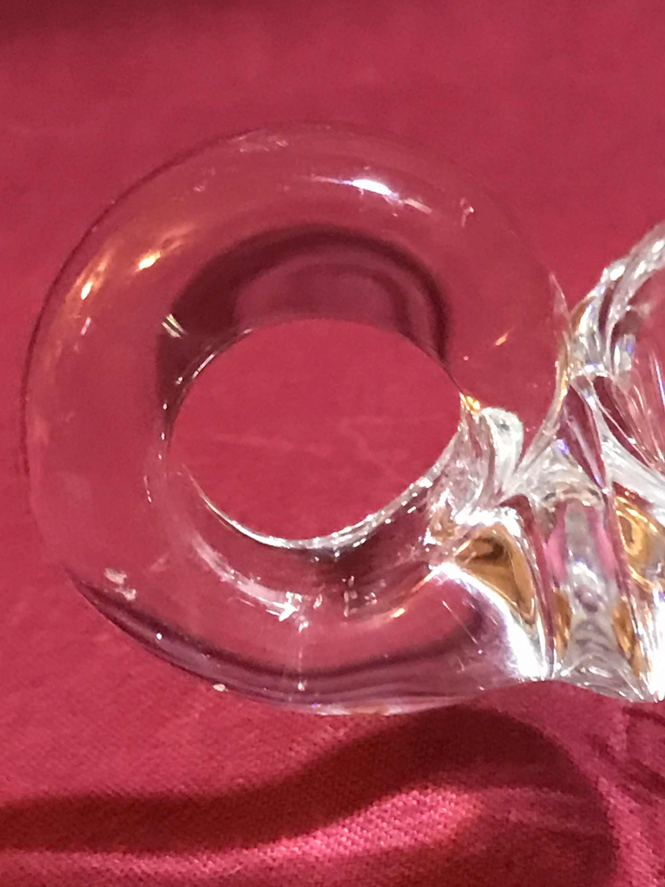 Hawkes Signed ABP Cut Crystal Nappy With Intaglio Etched Design. - Etsy