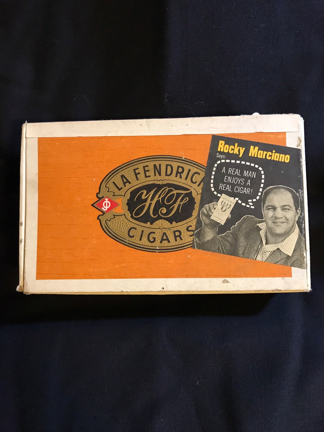 Rocky Marciano Cigar Box Advertisement La Fendrich Cigars. - Etsy