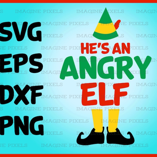 Angry Elf Svg - Etsy