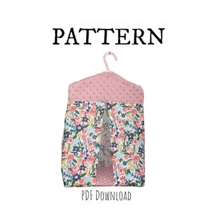 Tutorial/pattern - Hanging Diaper Caddy- PDF Instant Download - Diaper ...