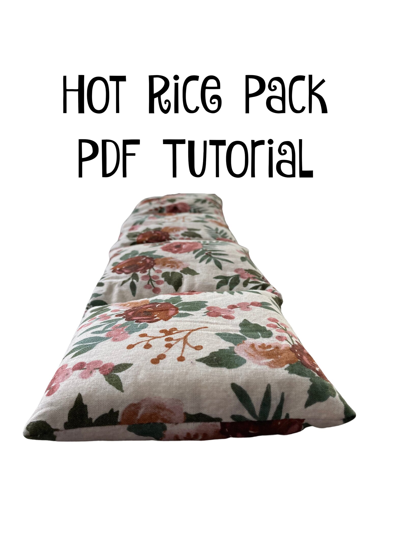 PDF PATTERN Hot/cold Rice Pack - Instant Download - DIY - Hot Pack ...