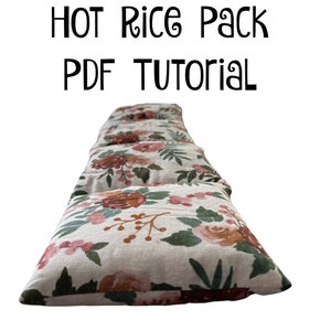 PDF PATTERN Hot/cold Rice Pack - Instant Download - DIY - Hot Pack ...