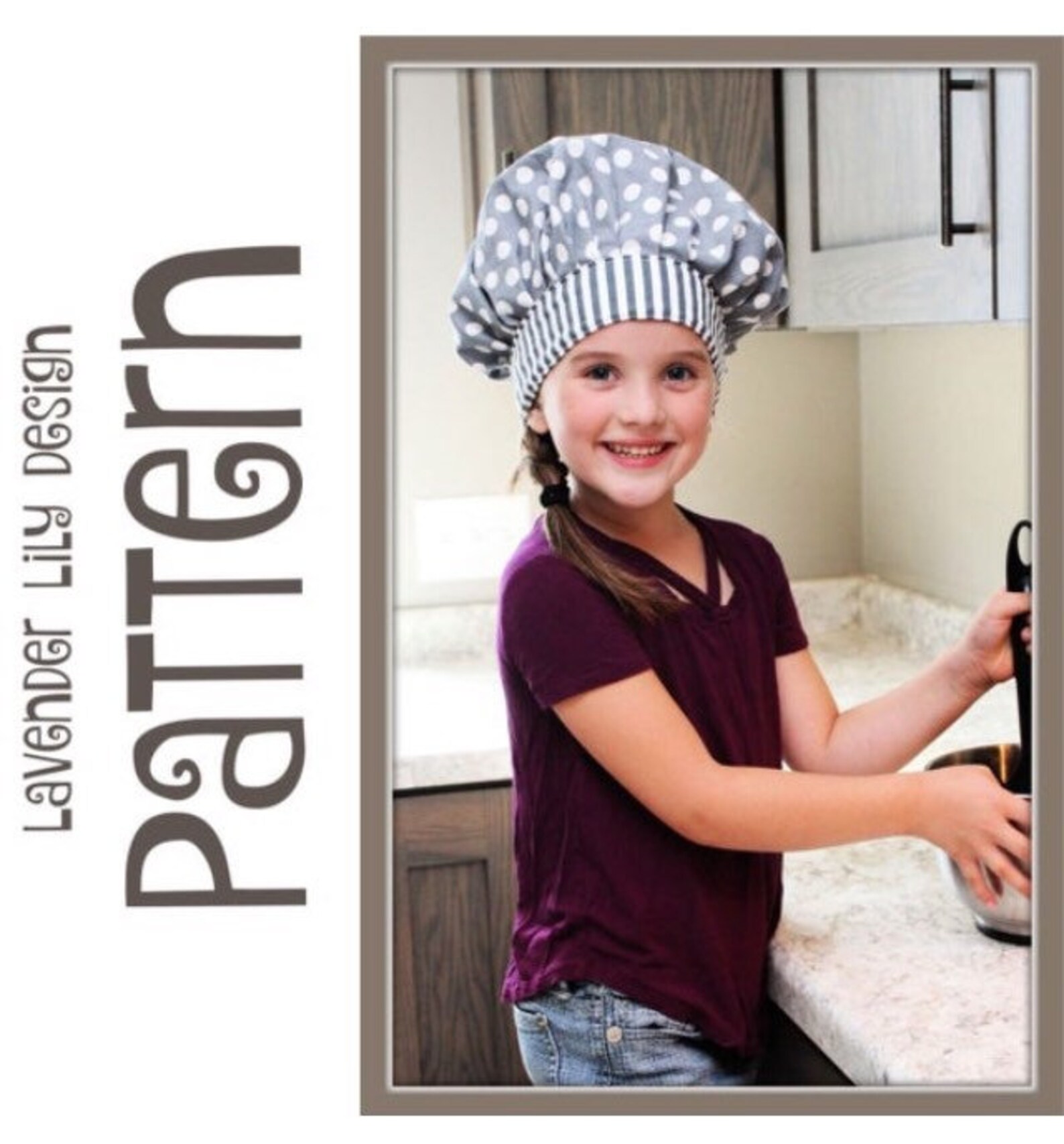 Sewing Pattern Baker's Hat - Chef's Hat - Youth - Adult - Tutorial ...