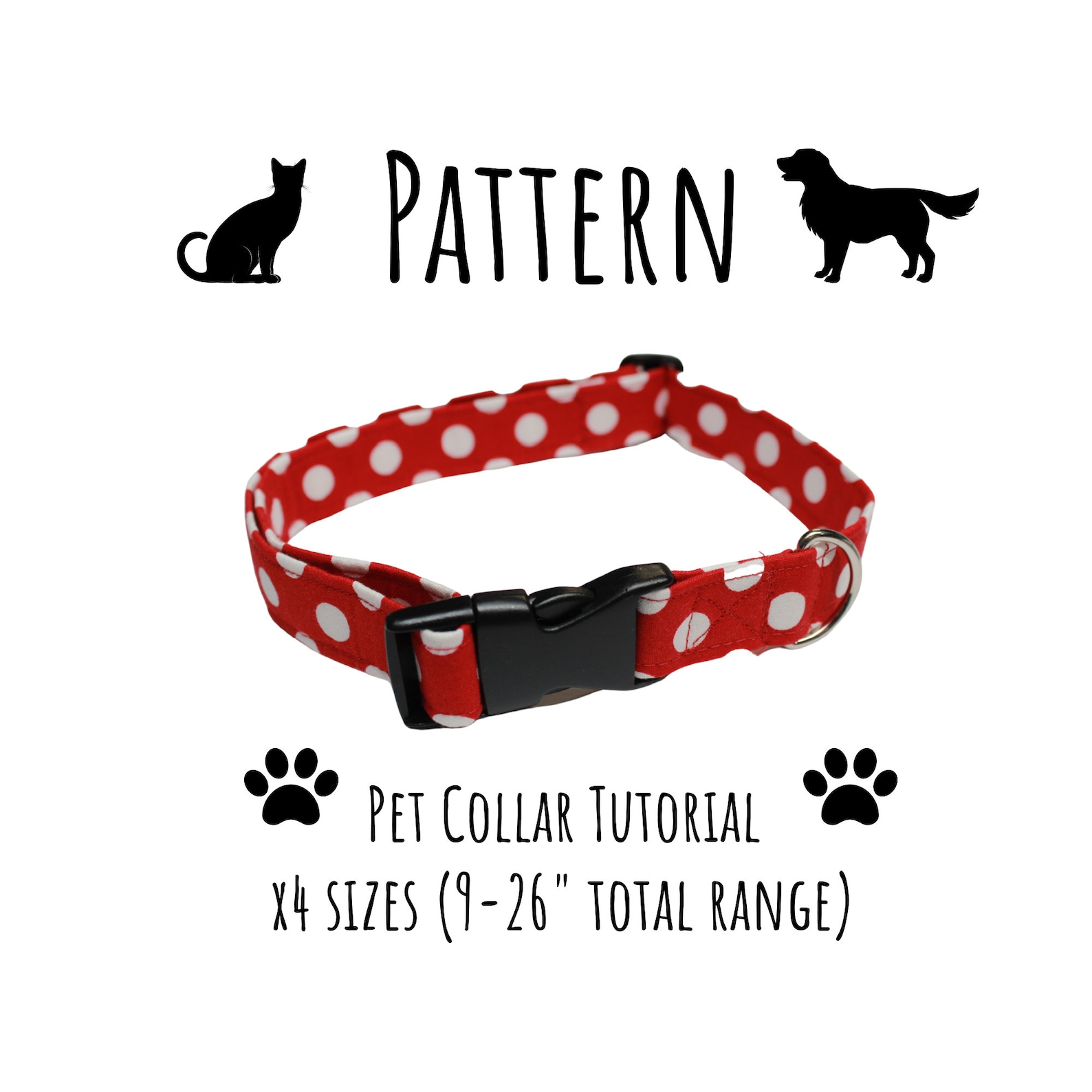 Adjustable Collar PDF Pattern/tutorial Instant Download | Etsy