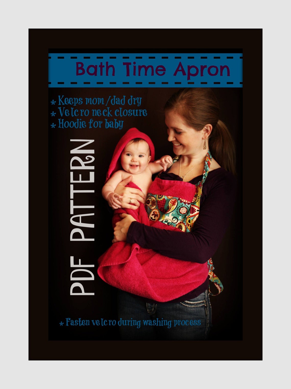 PDF Pattern -bath Time Apron - INSTANT DOWNLOAD - Etsy