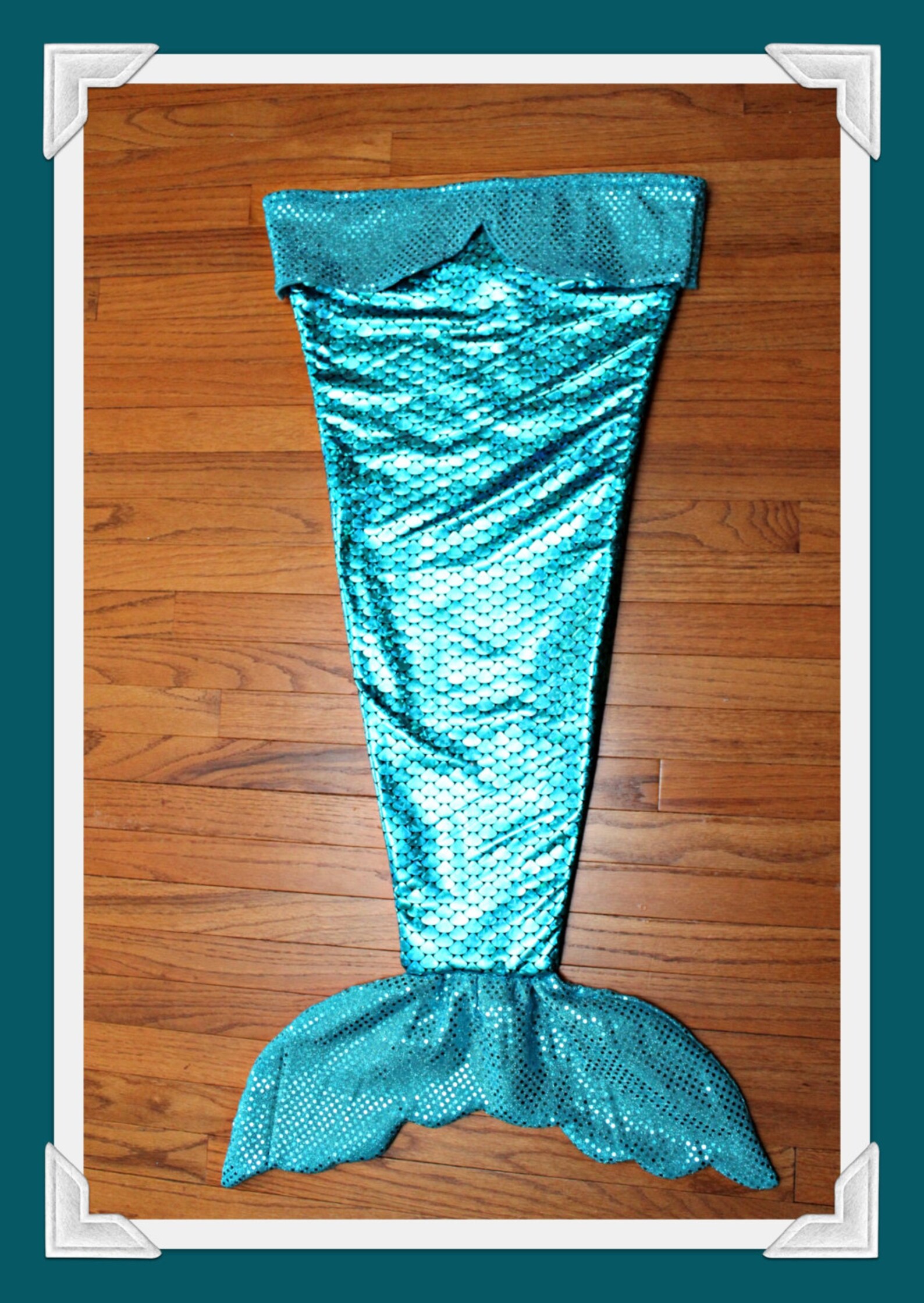 PDF - TUTORIAL - PATTERN -mermaid Tail Blanket - Fleece - Sewing ...