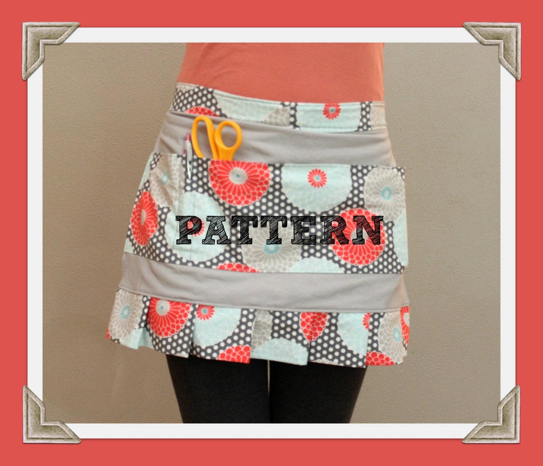 PDF Pattern - Ruffled Vendor Apron - Craft Apron - Step by Step ...