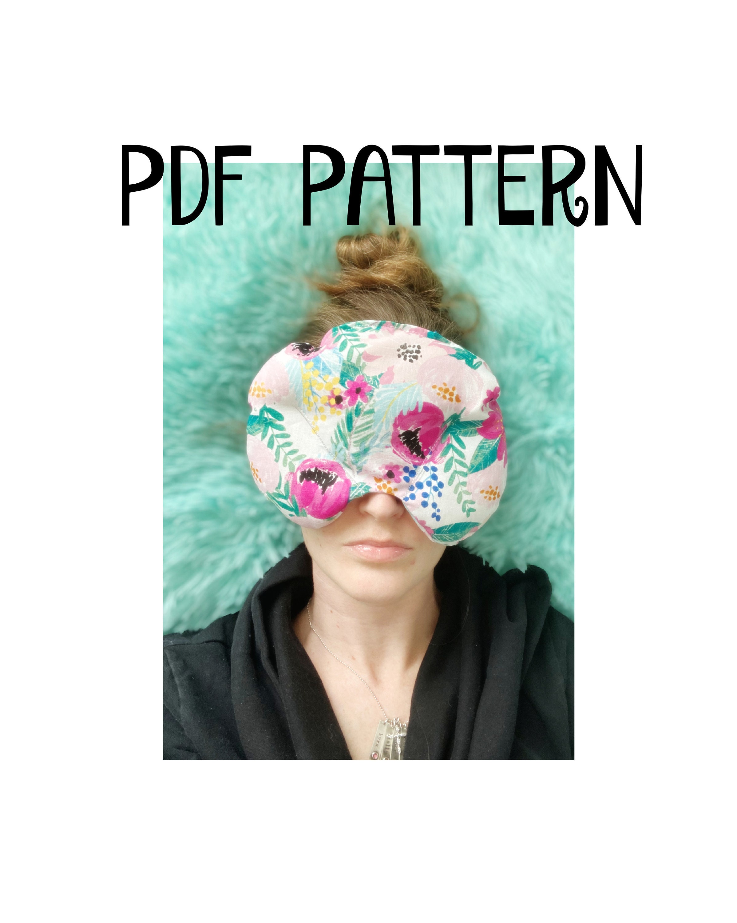 PDF PATTERN Hot/cold Rice Pack for Eyes/forehead - Instant Download ...