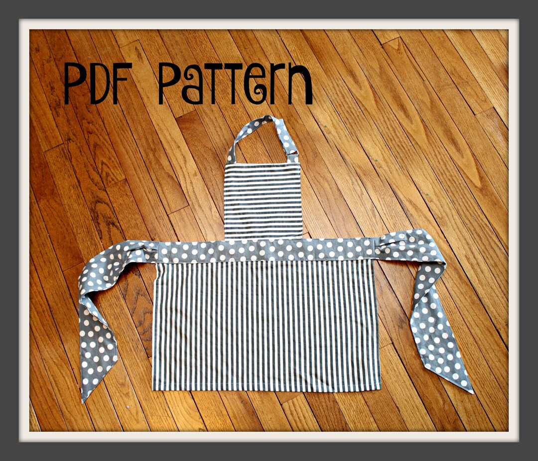 Sewing Pattern - Toddler's Apron - Tutorial - Instant Download - for ...