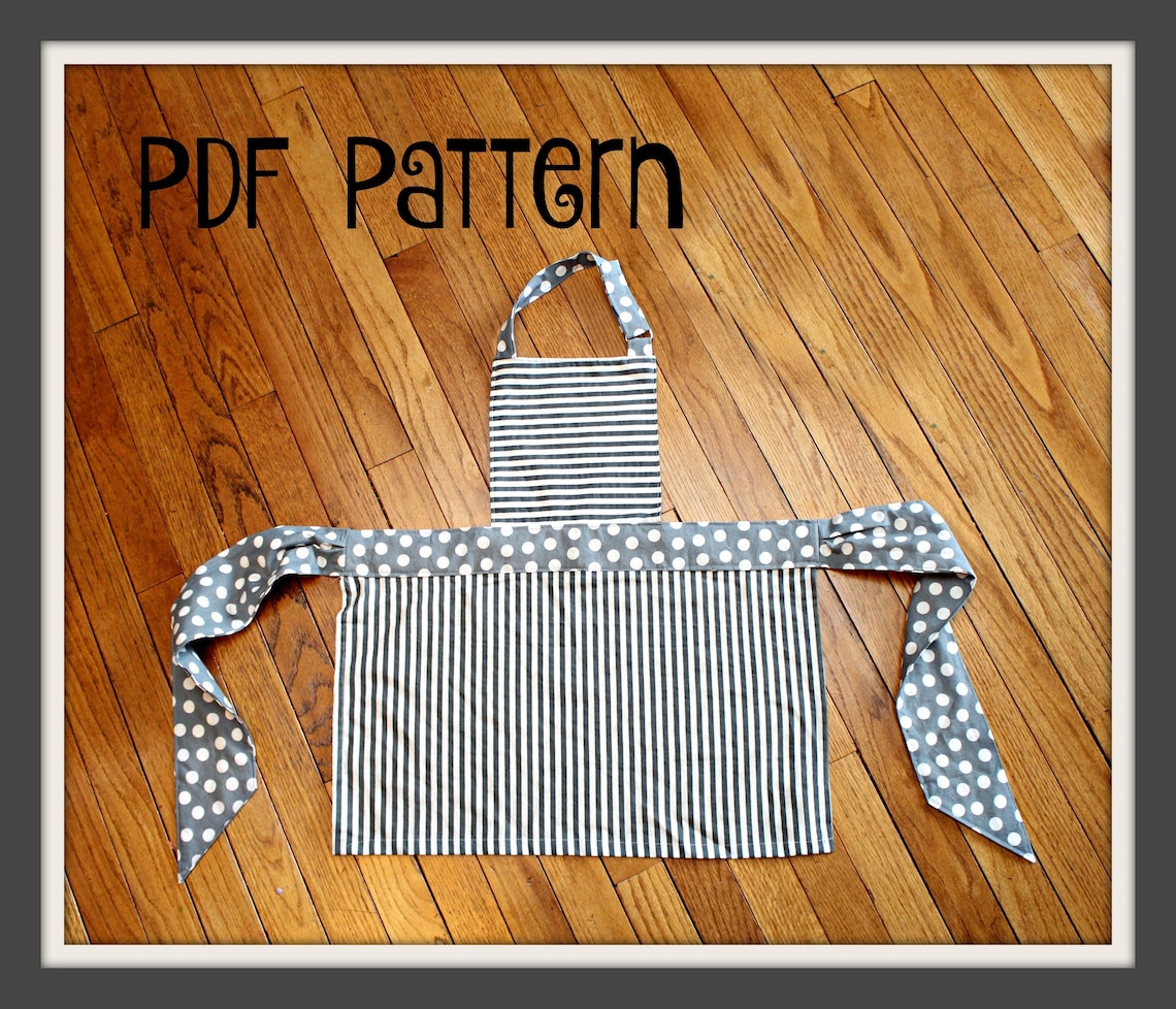 Sewing Pattern - Toddler's Apron - Tutorial - Instant Download - for ...