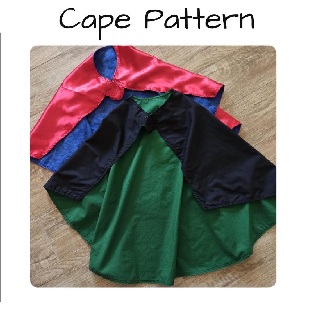 Reversible Cape PDF Pattern/tutorial DIY - Video- Instant Download ...