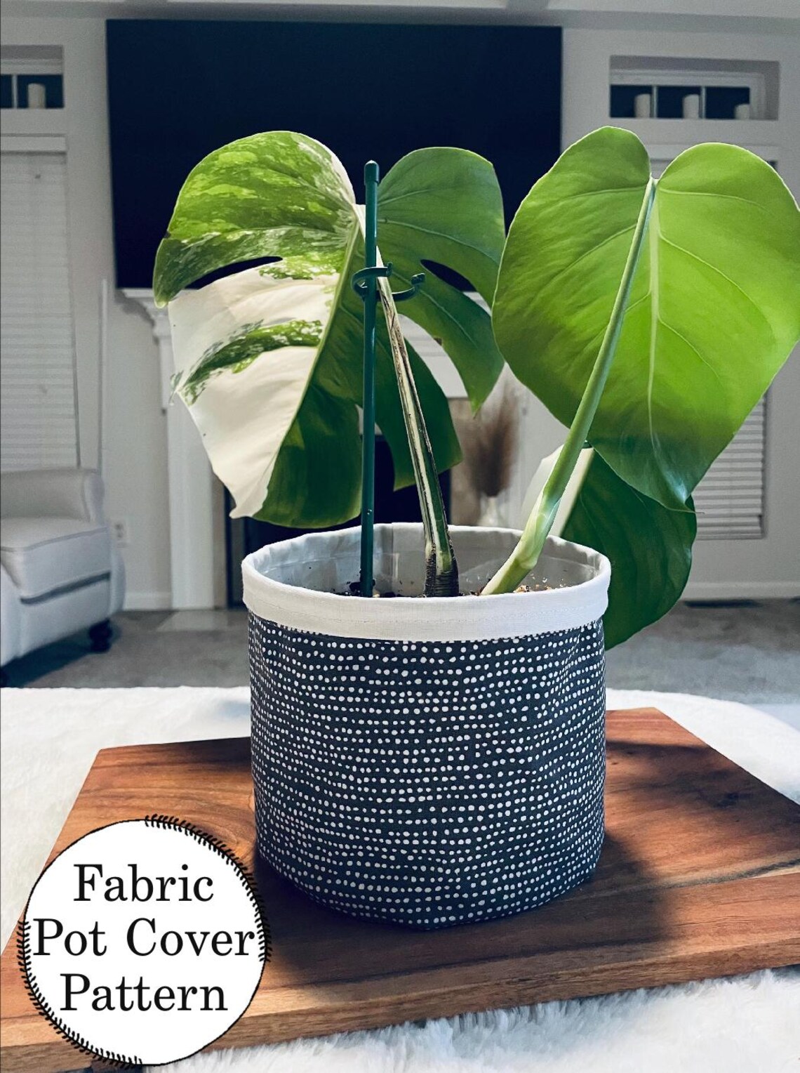 PDF Pattern/tutorial - Circle Fabric Storage Bins - Two Sizes Included ...