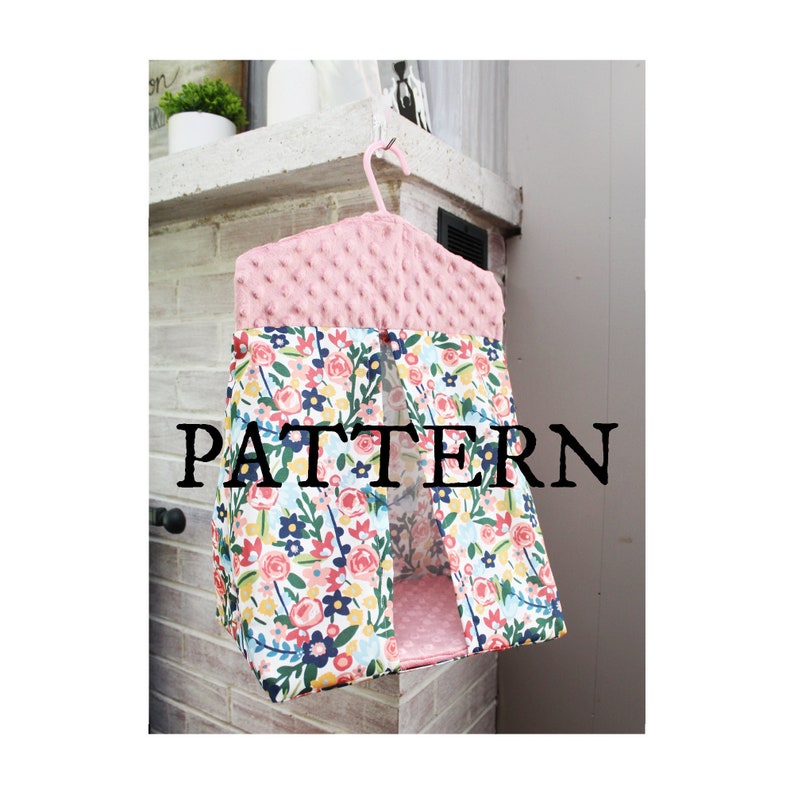 Tutorial/pattern - Hanging Diaper Caddy- PDF Instant Download - Diaper ...
