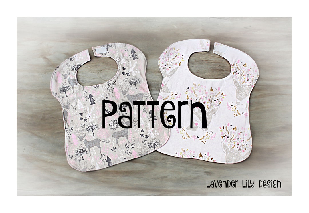Full Coverage Bib PATTERN - Tutorial - Toddler Bib - PDF - Instant ...