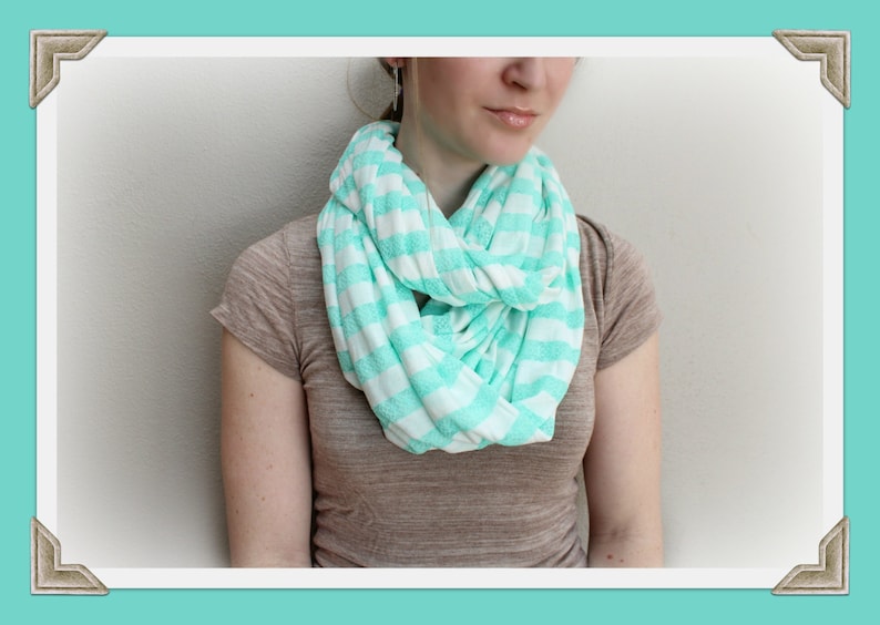 Tutorial - Infinity Breastfeeding Scarf - Nursing Scarf - Cover up ...