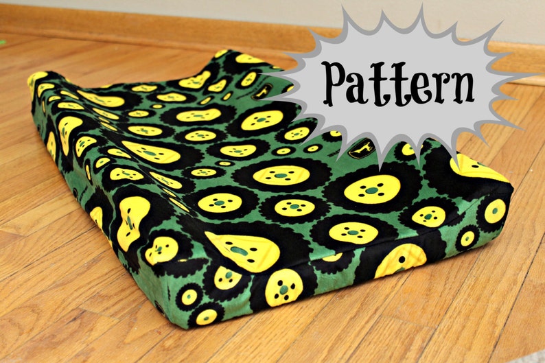 PDF PATTERN + VIDEO With Templates: Contoured Changing Pad Cover ...