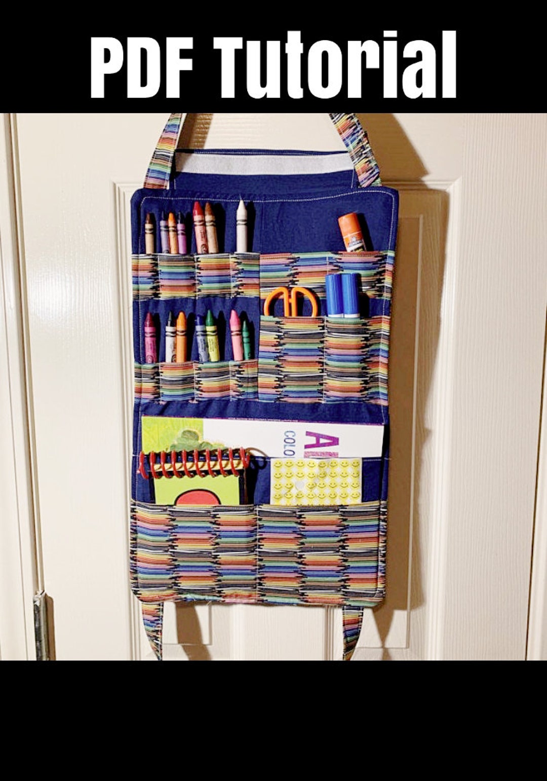 TUTORIAL - Travel Art-folio - Crayon/ Coloring Book Holder - Kids ...