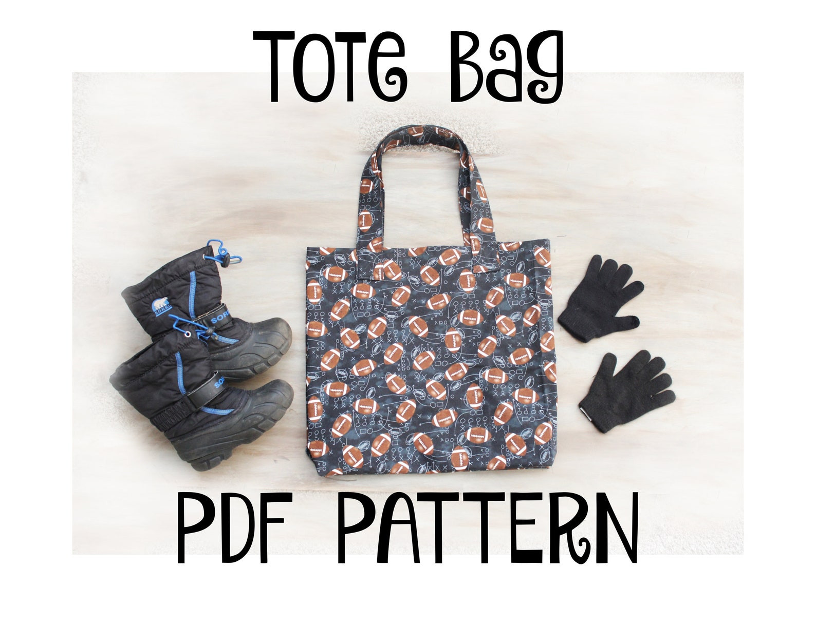 PDF Tutorial/pattern - Tote Bag - Grocery Bag - Snow Bag - Step by Step ...