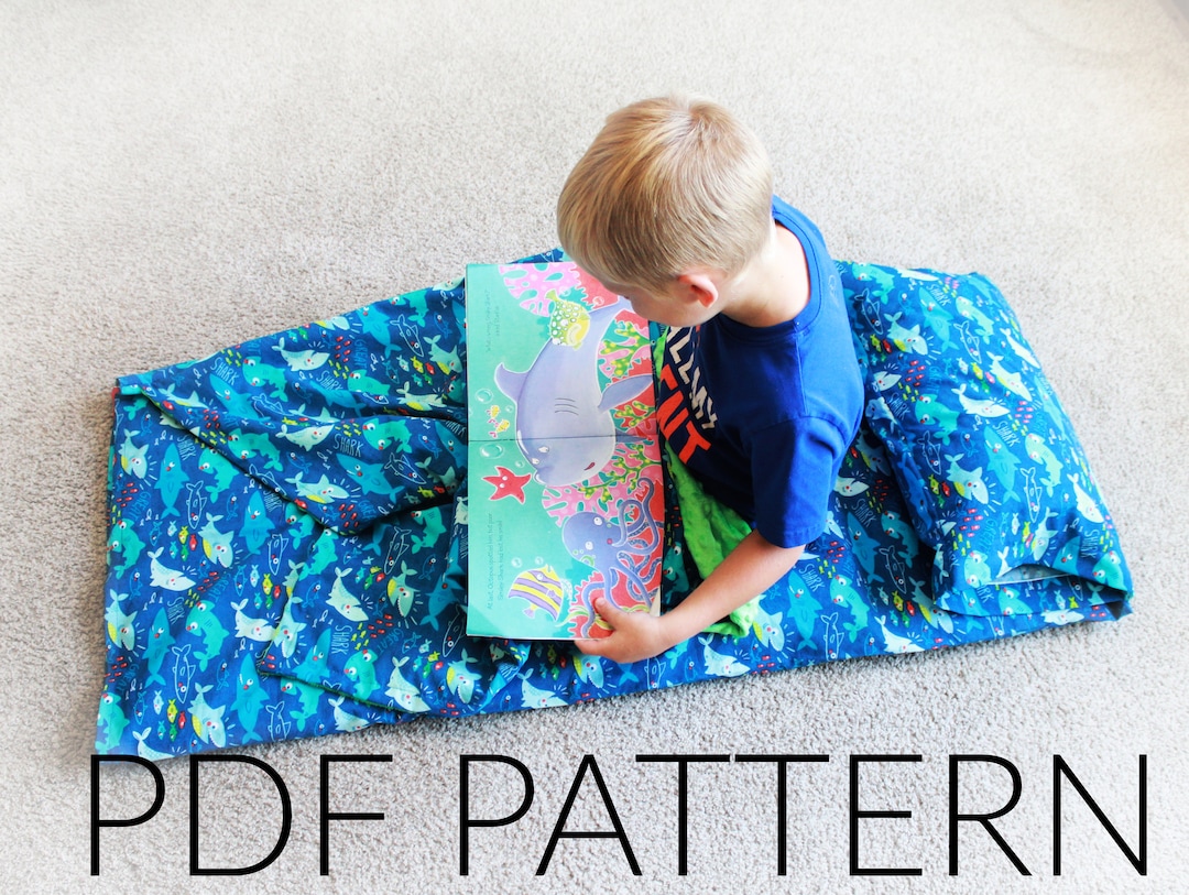 PDF Tutorial + Video Tutorial- Nap Mat Cover With Attached Blanket and ...