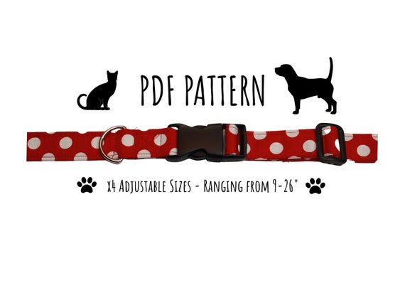 Adjustable Collar PDF Pattern/tutorial Instant Download | Etsy