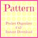 TUTORIAL - PDF Scrub Pocket Organizer - Nurses Pocket Organizer ...